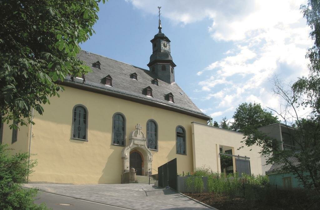 Dini dernekler Reformationskirche - Evangelische Kirche Bad Schwalbach, Hesse, foto
