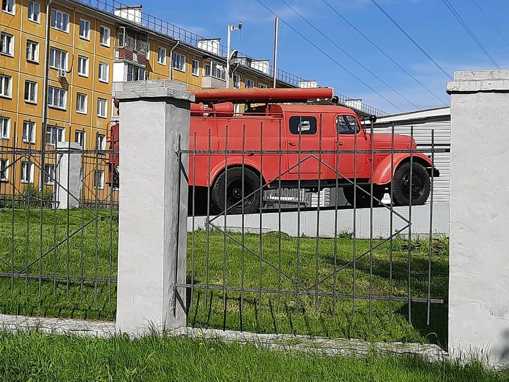 Teknoloji anıtı Пожарная машина, Krasnoyarsk, foto