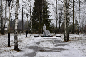 Воинам-землякам, погибшим в годы Великой Отечественной войны , 1941-1945 гг. (Bryansk Region, Dyatkovskiy rayon, Ivotskoye gorodskoye poseleniye, derevnya Seltso), anıt, heykel  Brianskaya oblastından