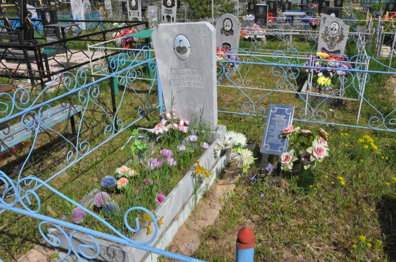 Ünlü kişilerin mezarları Р.В. Килюшик, Arhangelskaya oblastı, foto