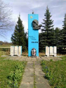 Обелиск воинам, погибшим в годы Великой Отечественной войны 1941-1945 гг. (Chuvash Republic, Yadrinskiy munitsipalny okrug, posyolok Sovkhozny), anıt, heykel  Çuvaşya'dan