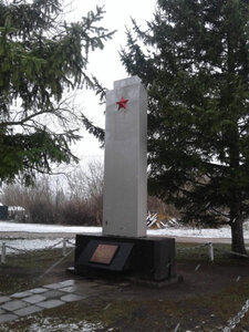 Погибшим воинам (Lipetsk Region, Krasninskiy rayon, Drezgalovskiy selsovet, derevnya Zasosenka), anıt, heykel  Lipetskaya oblastından