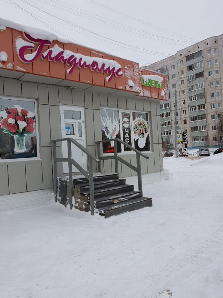 Çiçek teslimatı Tsvetochny salon Gladiolus, Nijnevartovsk, foto