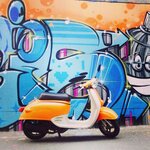 Guerilla Scoot (Berezniakivska Street No:27), motosiklet tamiri  Kiev'den