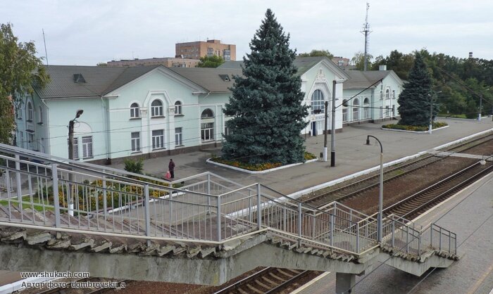 Tren garları Zheleznodorozhny vokzal Lubny, Lubni, foto