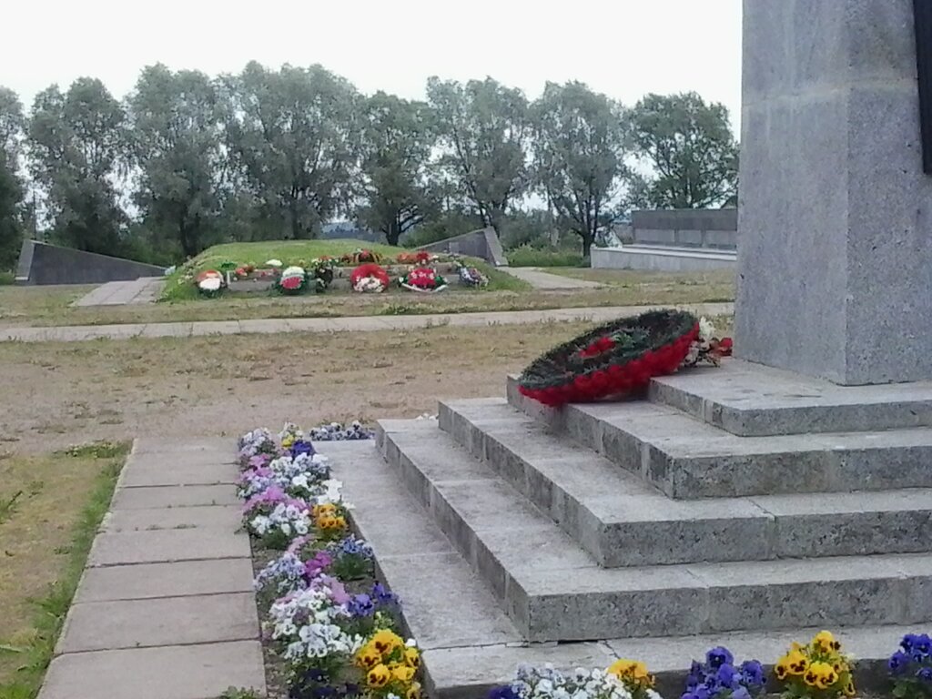 Dekorasyon ve süsleme, onur panosu Населённый пункт воинской доблести, Saint‑Petersburg ve Leningradskaya oblastı, foto