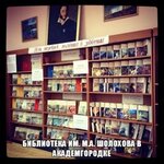 Biblioteka im. M. A. Sholokhova (Musy Dzhalilya Street No:5, Sovetskiy City Administrative District, Akademgorodok Microdistrict), kütüphaneler  Novosibirsk'ten