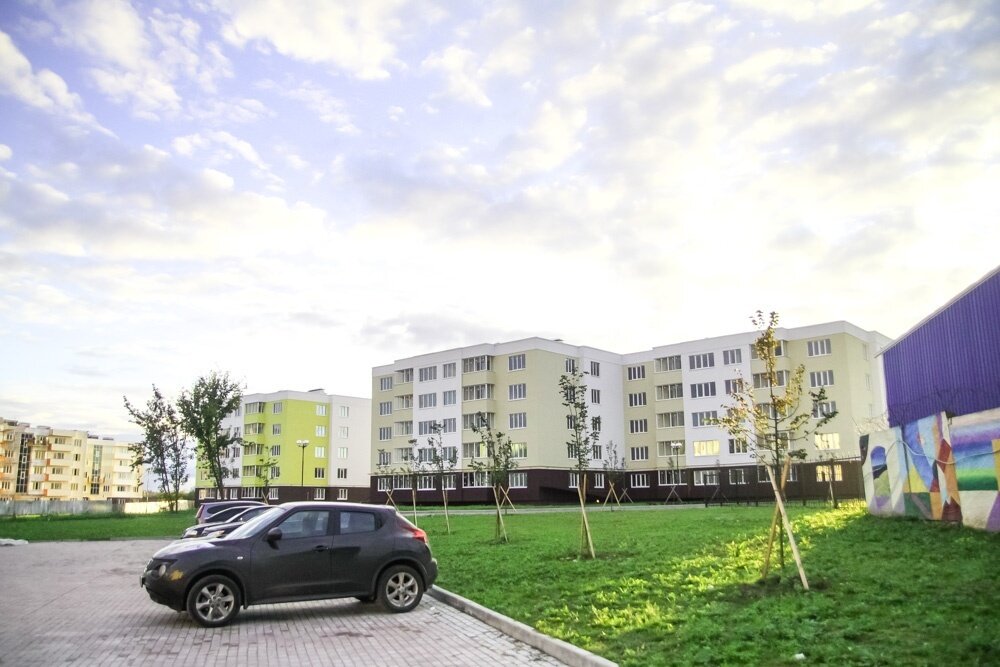 Yeni yerleşim alanlarındaki daireler ZhK Sovremennik Otdel prodazh, Kolomna, foto