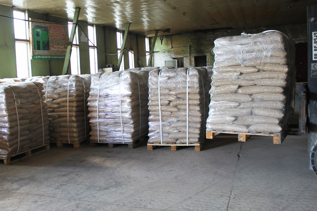 Ahşap endüstrisi Kostromskiye pellety, Kostromskaya oblastı, foto