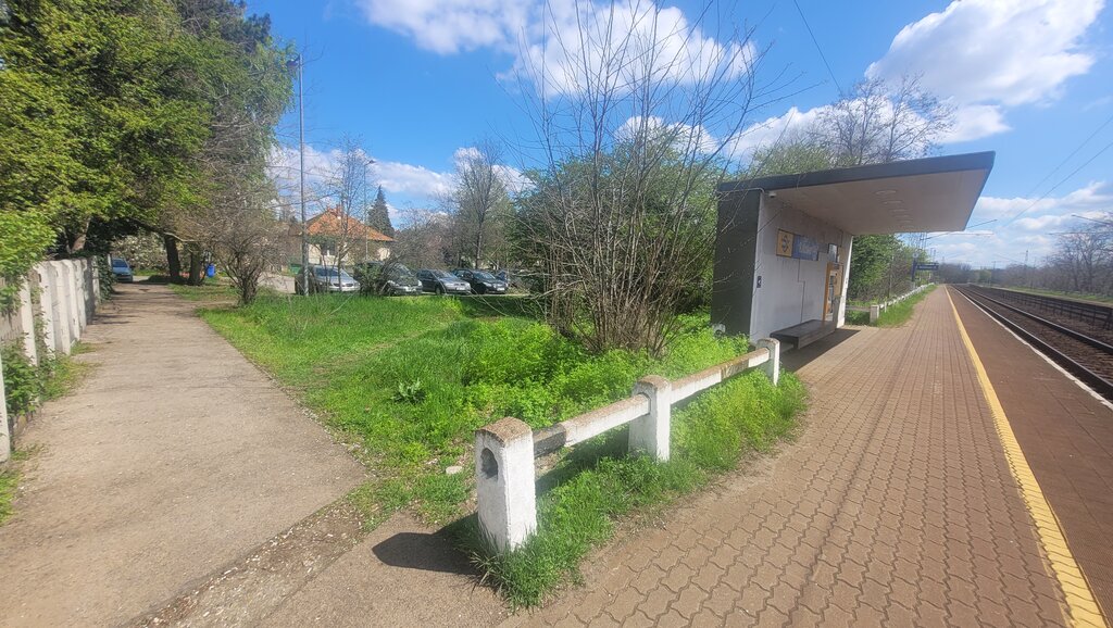 Tren istasyonu Rákoskert, Budapeşte, foto