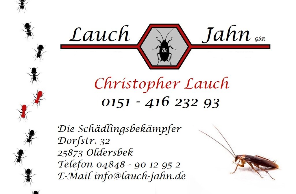 Haşere ilaçlama firmaları Lauch & Jahn GbR, Die Schädlingsbekämpfer, Schleswig‑Holstein, foto