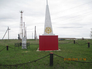 Воинам, погибшим в Великой Отечественной войне (Samara Region, Shigonskiy rayon, selskoye poseleniye Beregovoy, posyolok Nizhniy Tukshum), anıt, heykel  Samarskaya oblastından