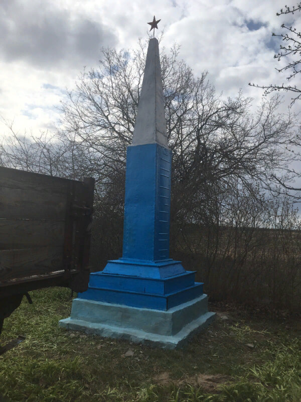 Anıt, heykel Стела в память о Великой Отечественной войне, Riazanskaya oblastı, foto