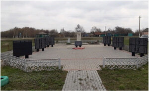 Воинское захоронение № 577 (ulitsa Zakharchenko No:61, khutor Krutets), anıt, heykel  Voronejskaya oblastından