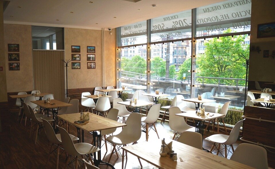 Kantin, yemekhane Russian bistro, Saint‑Petersburg, foto