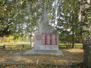 Обелиск воинам, погибшим в годы ВОВ 1941-1945 гг. (Republic of Mari El, Kuzhenerskiy rayon, Ishtymbalskoye selskoye poseleniye, derevnya Ishtymbal), anıt, heykel  Mariy El'den
