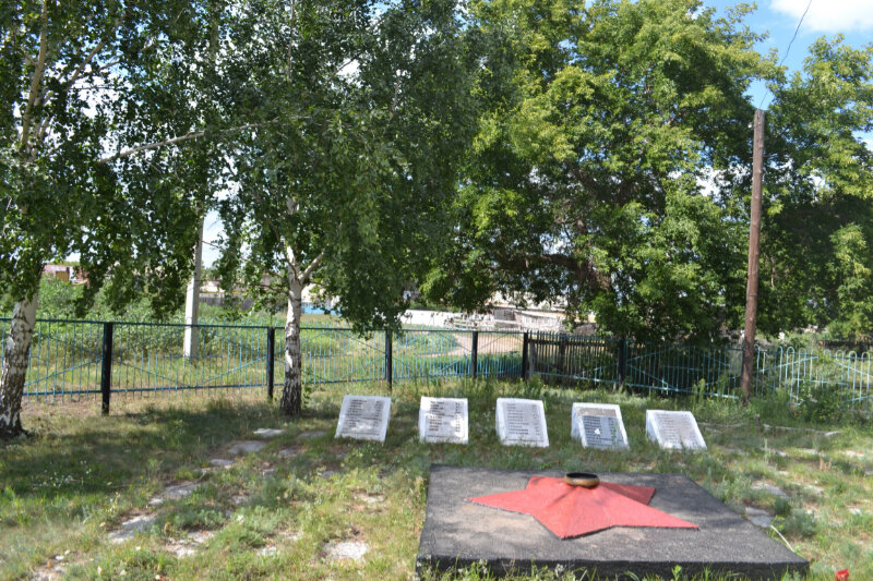 Anıt, heykel Во имя павших и живых, Orenburgskaya oblastı, foto