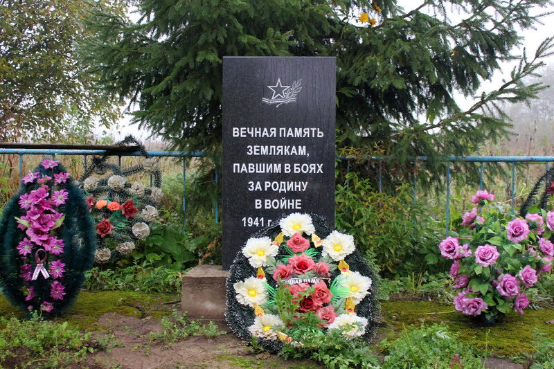 Anıt, heykel Погибшим землякам, Saint‑Petersburg ve Leningradskaya oblastı, foto