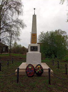Обелиск погибшим в годы Великой Отечественной войны (ulitsa Shikhareva No:112, selo Saldamanov Maydan), anıt, heykel  Nijegorodskaya oblastından