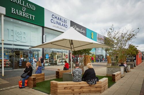 Alışveriş merkezleri Teesside Shopping, İngiltere, foto