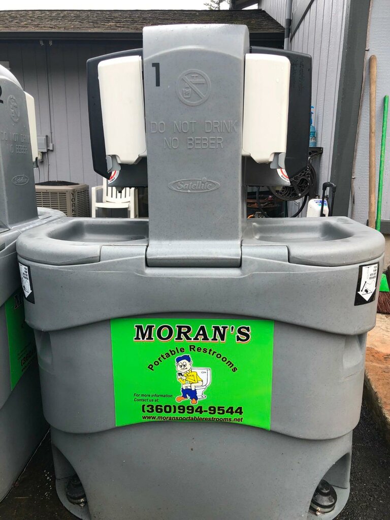 Sıhhi tesisat hizmetleri Moran's Portable Restrooms, Washington Eyaleti, foto