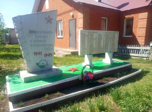 Воинам, павшим в годы Великой Отечественной войны (Nizhnyaya ulitsa No:16, derevnya Novoshareyevo), anıt, heykel  Başkurdistan'dan