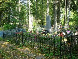 Братская могила советских воинов (Leningrad Region, Luzhskiy District, Mshinskoye selskoye poseleniye, derevnya Nizovskaya), anıt, heykel  Saint‑Petersburg ve Leningradskaya oblastından