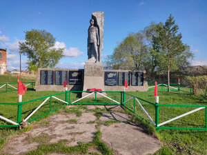 Воинам, погибшим в годы Великой Отечественной войны (Omsk Region, Tyukalinskiy rayon, selo Nikolskoye), anıt, heykel  Omskaya oblastından