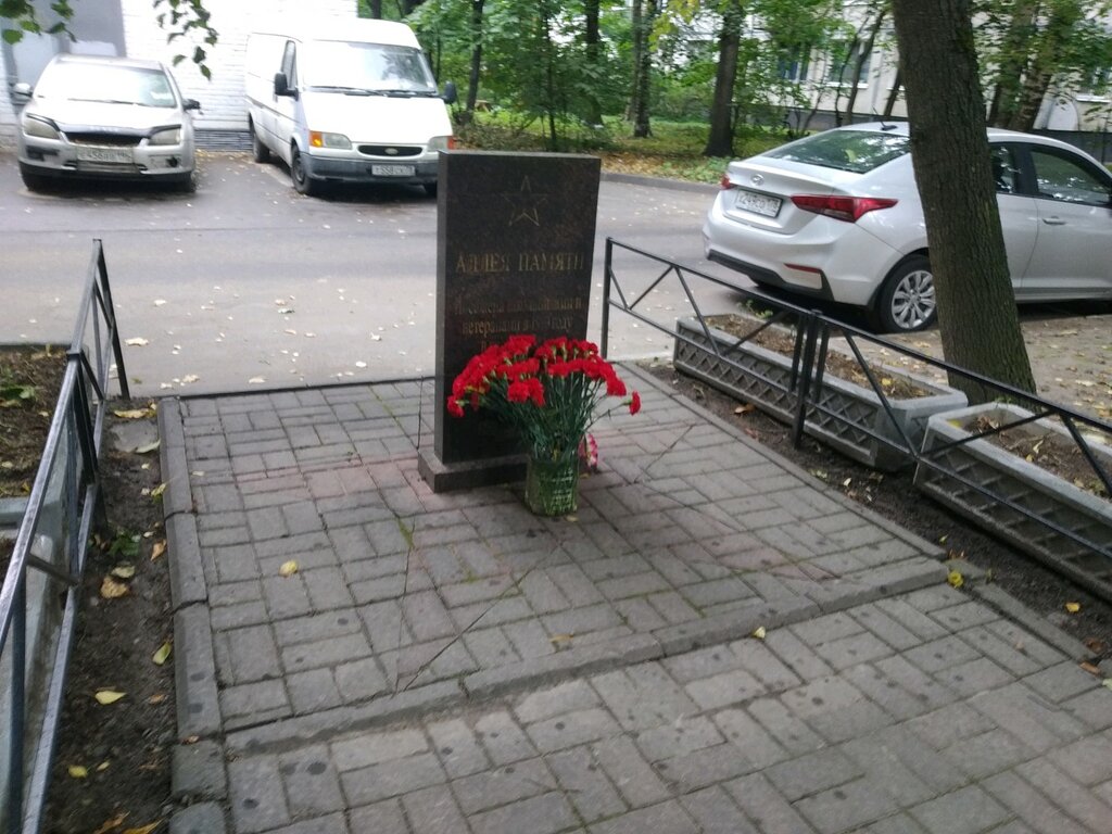 Anıt, heykel Аллея памяти, Saint‑Petersburg, foto