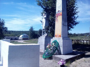 Воинам погибшим в годы Великой Отечественной войны 1941-1945 гг. (ulitsa Mira No:19, stanitsa Lukovskaya), anıt, heykel  Volgogradskaya oblastından