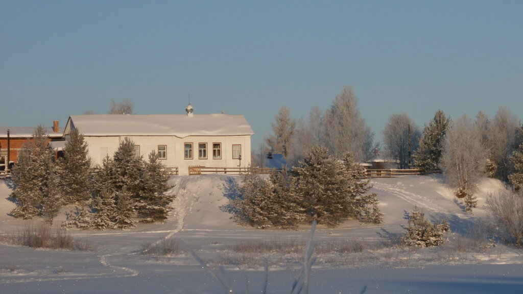 Protestan kilisesi Церковь Вознесения Господня, Komi, foto