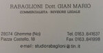Rabaglioni Dott. Gian Mario (Piedmont, Provincia di Novara, Piazza Castello, 18), muhasebeciler  Piyemonte'den