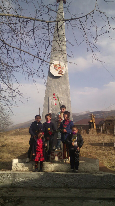 Anıt, heykel Павшим в Великой Отечественной войне, Dağıstan, foto