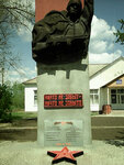 Воинское захоронение (Tsentralnaya ulitsa No:7, selo Ust-Mechetka), anıt, heykel  Rostovskaya oblastından