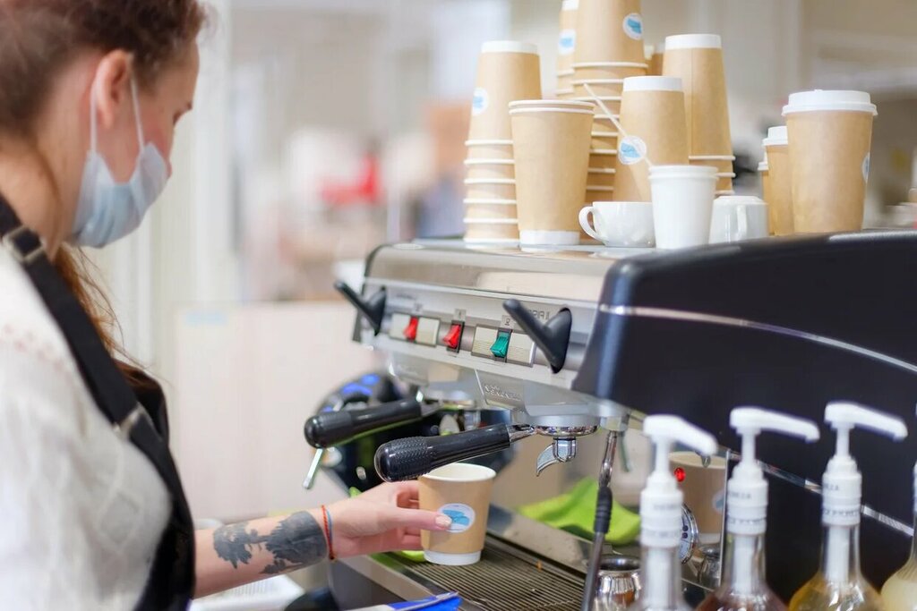 Kahve dükkanları Croisette, Saint‑Petersburg, foto