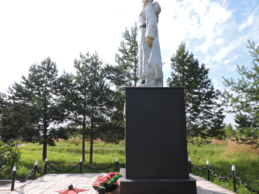 Anıt, heykel Обелиск павшим воинам Великой Отечественной войны, İvanovskaya oblastı, foto