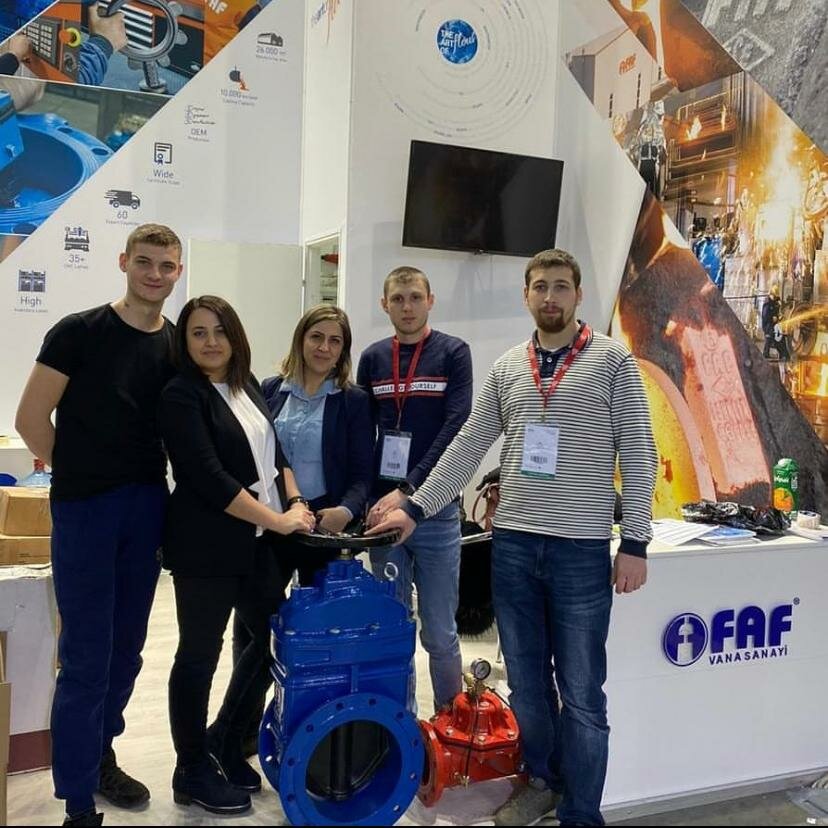 Boru tesisatı ve aksesuarları Faf Vana Sanayı, Moskova, foto