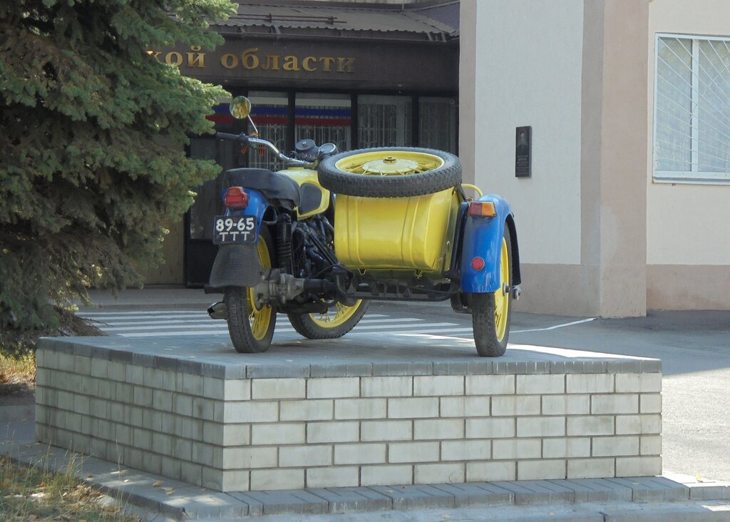 Teknoloji anıtı Mototsikl Dnepr, Penza, foto