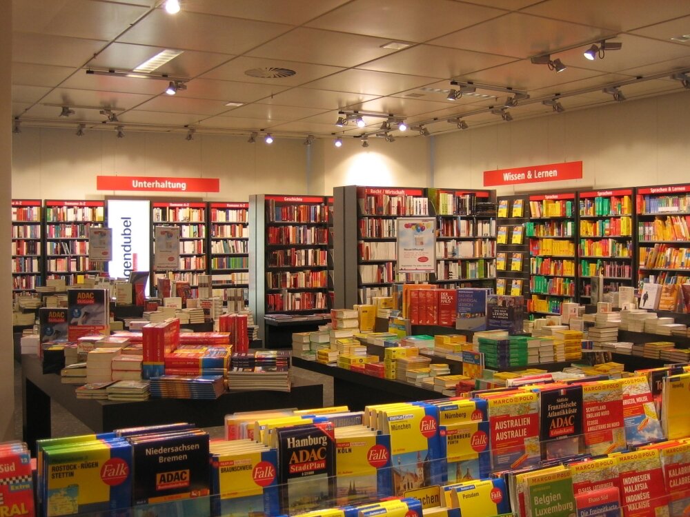 Kitap mağazaları Hugendubel, Berlin, foto