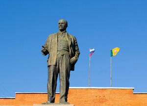 В.И. Ленин (Penza Region, Serdobsk, ploshchad Lenina), anıt, heykel  Serdobsk'tan