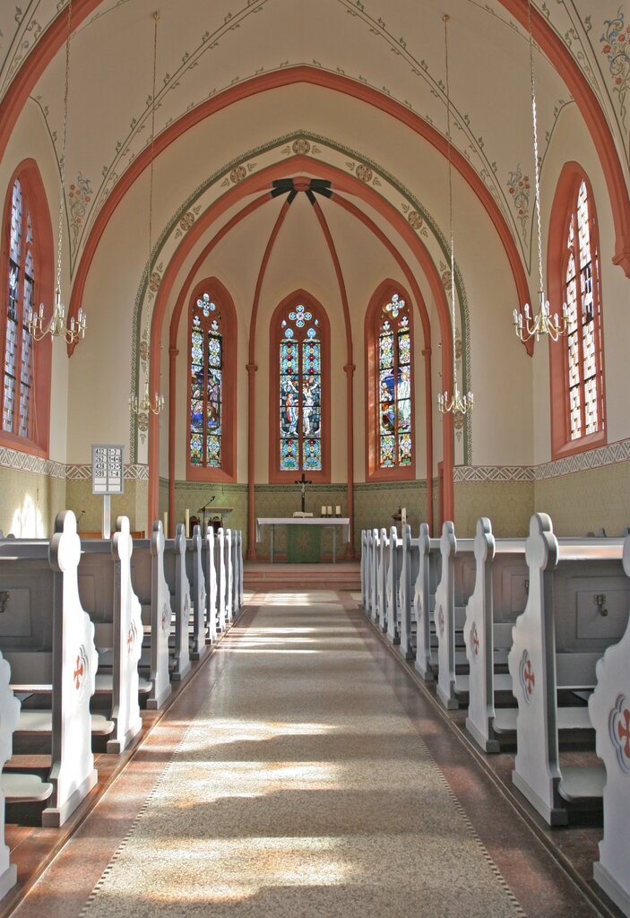 Dini dernekler Evangelische Kirche Steinheim am Main, Hesse, foto