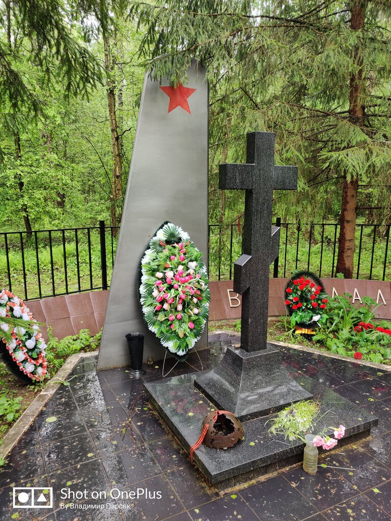 Anıt, heykel В.В. Талалихин, Moskova, foto