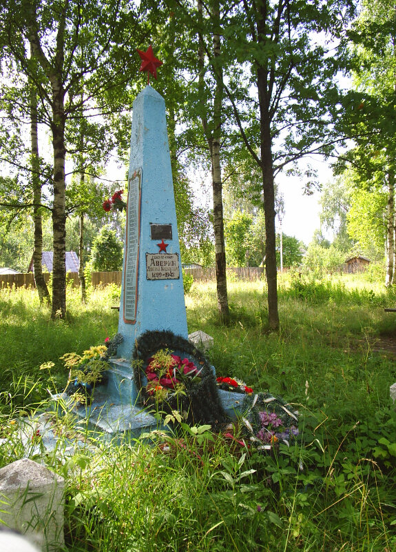 Anıt, heykel Обелиск воинам-землякам, павшим в годы Великой Отечественной войны, Vologodskaya oblastı, foto