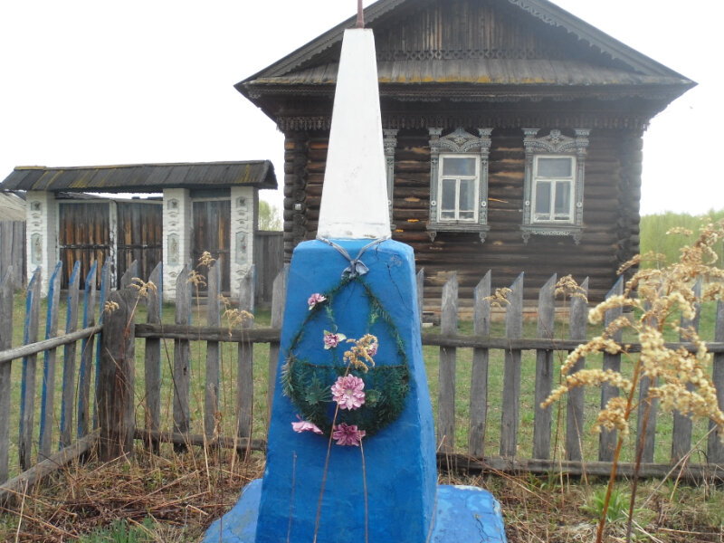 Anıt, heykel Обелиск павшим воинам в годы ВОВ, Mariy El Cumhuriyeti, foto