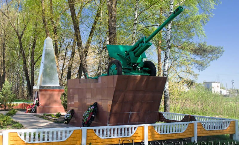 Anıt, heykel Н.В. Сиротинин, Mogiliovskaya oblastı, foto