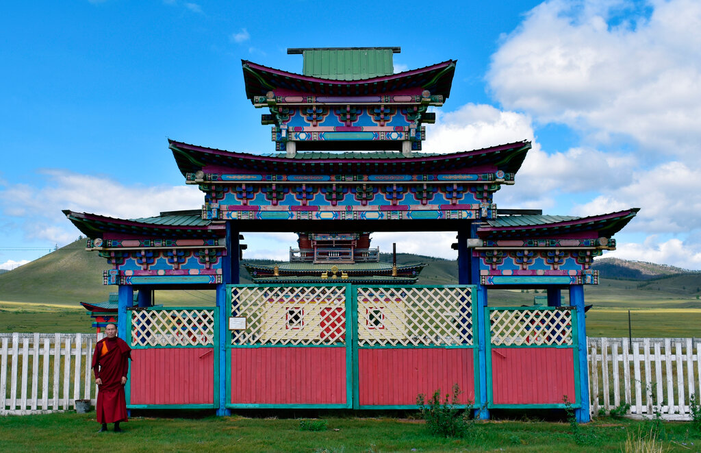 Pagoda Iroisky Datsan Choydon Darzhaling, Buriatya, foto