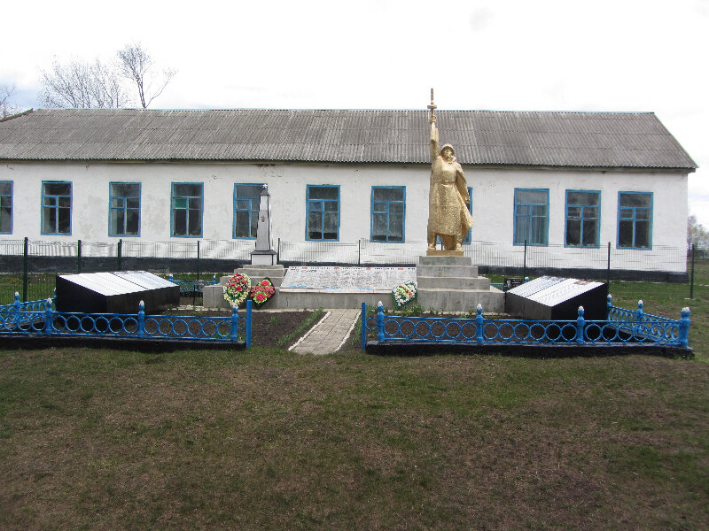 Anıt, heykel Братская могила воинов, павших в Великой Отечественной войне, Orlovskaya oblastı, foto