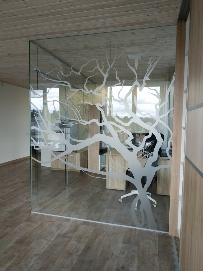 Bölme sistemleri Studio-osteklenia, Moskova, foto