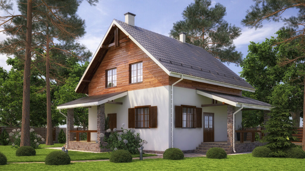 Construction of country houses and cottages Золотое сечение, Moskova, foto