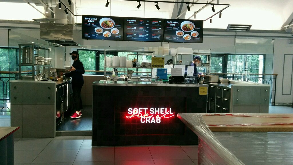 Fast food Soft Shell Crab, Saint‑Petersburg, foto